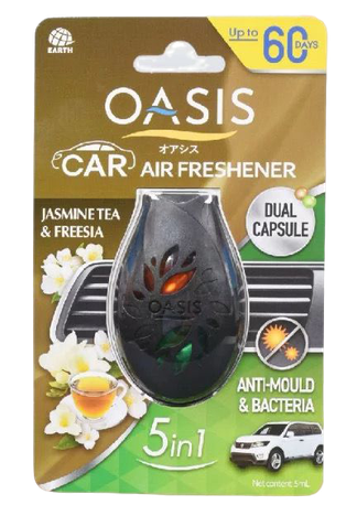 Oasis Car Air Freshener - Jasmine Tea & Freesia 5ml [0568]