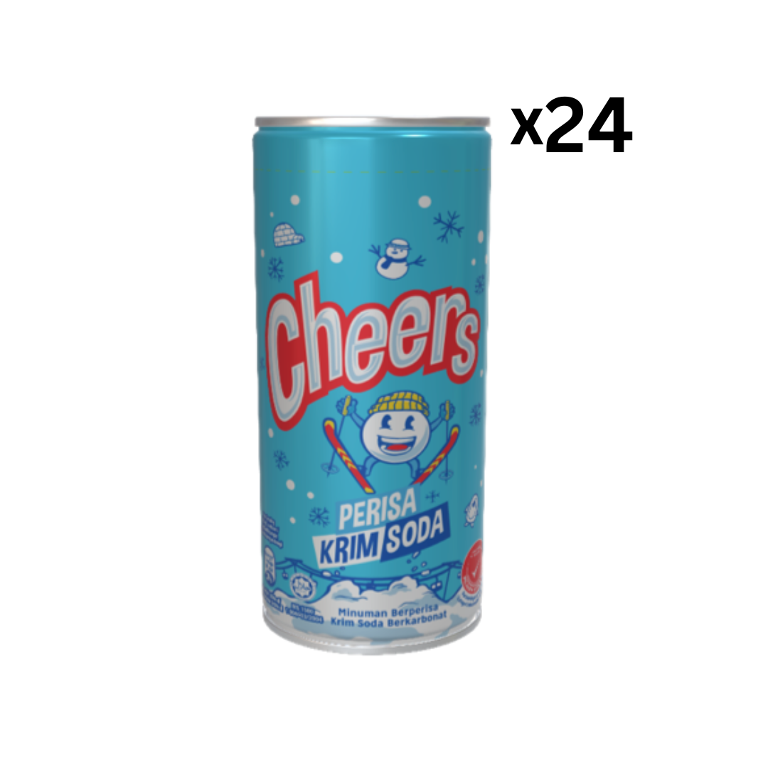 Cheers Carbonated Soft Drinks - Cream Soda (24x325ml) [3066]