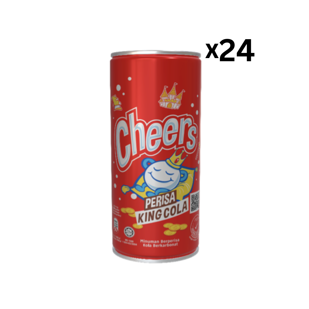 Cheers Carbonated Soft Drinks - King Cola (24x325ml) [3011]
