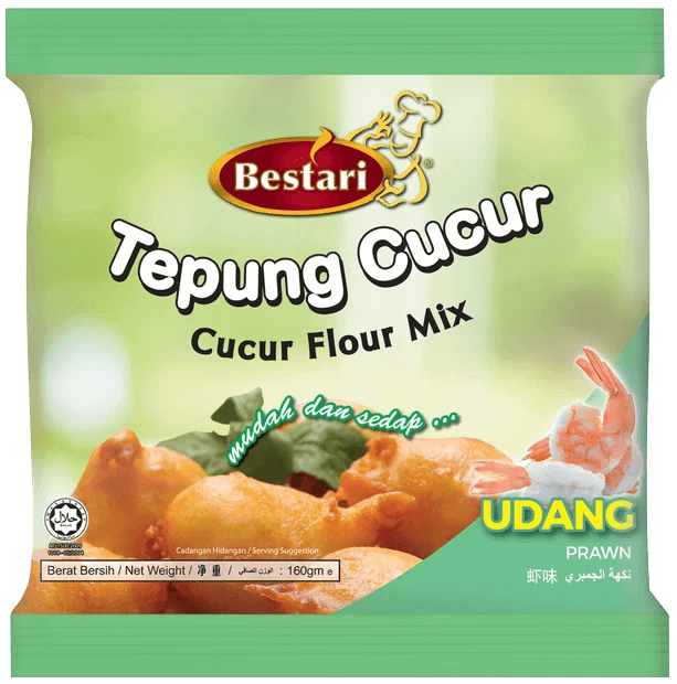 Bestari Cucur Flour Mix Prawn 160g [3385]